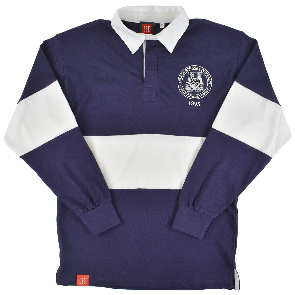 Crest Rugby Shirt Navy/White – LSE Shop